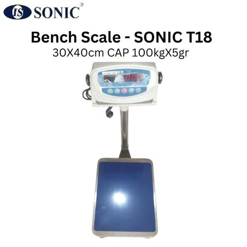 Jual Timbangan Duduk digital SONIC T18/ Timbangan barang 100kg 150kg 200kg 300kg - 100kg ...