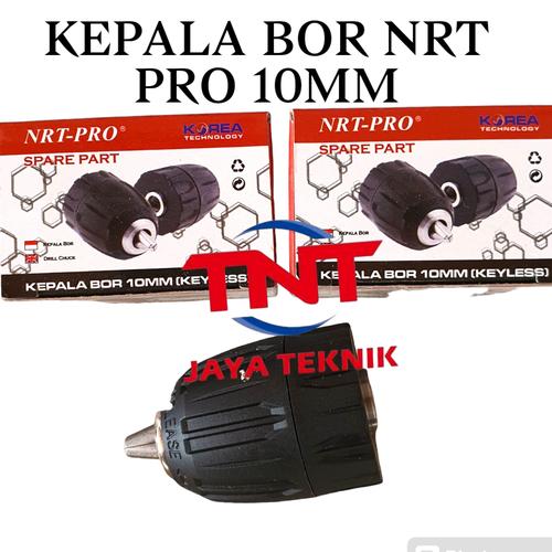 Jual NRT-PRO KEPALA BOR 10MM 3/8" KEYLESS DRILL CHUCK CORDLESS TANPA ...
