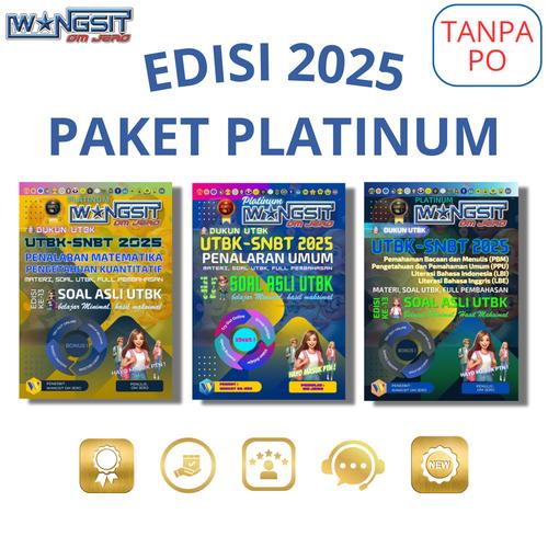 Promo BUKU WANGSIT OM JERO UTBK SNBT 2025 PAKET PLATINUM (PENALARAN UMUM, PENALARAN MATEMATIKA ...
