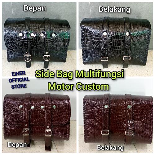 Promo Side Bag Multifungsi Motor Custom Model 003 / Side Bag ...