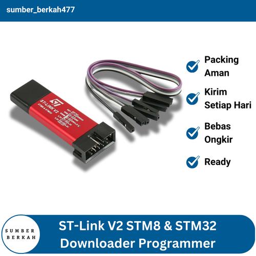 Jual St Link Stlink St Link V2 Mini Stm8 Stm32 Downloader Programmer Kota Surabaya