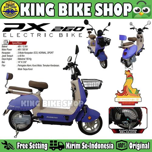 Jual Sepeda Listrik PHOENIX PX 260 Electric E Bike 500 Watt - Pink ...