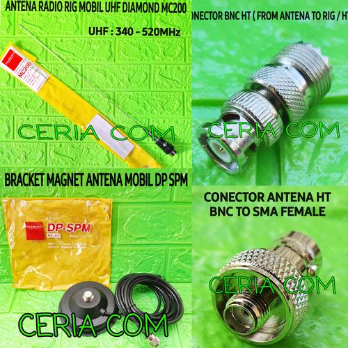 Jual PAKET ANTENA RIG MOBIL TO HT VHF MC200 MC200A VHF BONGGOL BESAR ...