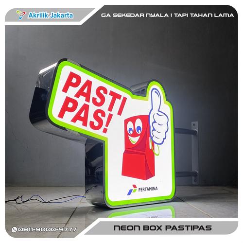 Jual Neon Box PASTI PAS / Pertamini / Pertamina ukuran - 57 x 70cm ...