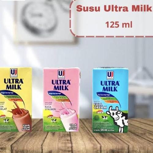 Jual Bisa Mix 2 Rasa | Susu Uht Ultra Milk Kemasan 125 Ml Isi 40 Pcs ...