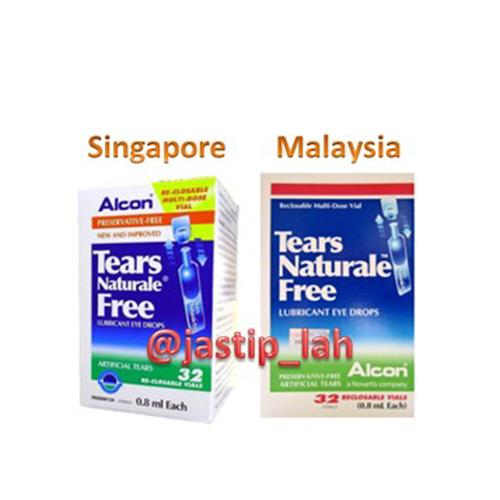 Jual Alcon Tears Naturale Free 32vials x 0.8ml lubricant eye drops ...