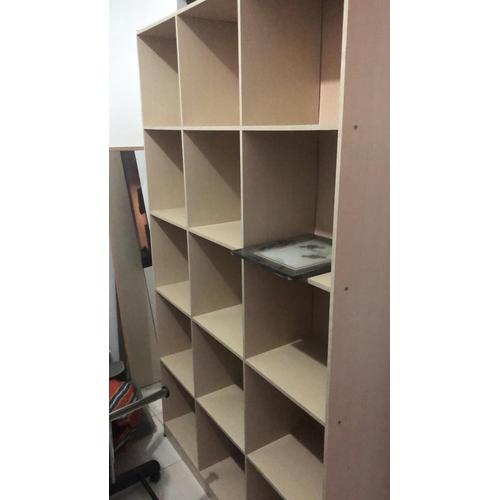Jual Lemari kayu 12 kotak warna coklat muda dan hitam muda - Jakarta Barat - JW Mart Offical ...