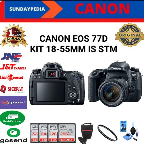 Jual CANON EOS 77D KIT 18-55MM IS STM / CANON 77D KIT 18-55MM - BODY ...