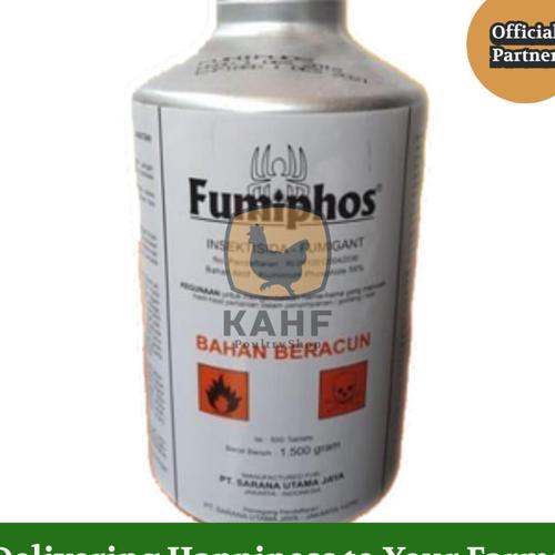 Jual Fumiphos 5 Tablet Obat Fumigasi Kutu Beras Jagung Pakan [KAHF PS ...