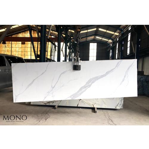 Jual Pearl White Batu Sintered Stone Ukuran Slab | 260 x 90 cm - Kota ...