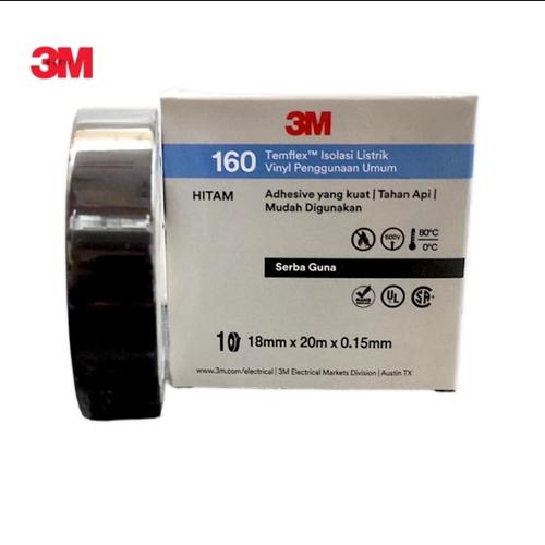 Promo Isolasi Listrik Hitam Tipe 160 18mmx20mx0.15mm 3M - Kota ...