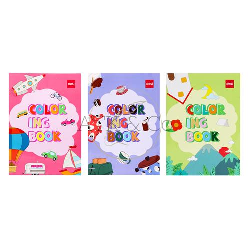Jual Buku Mewarnai Anak Deli EN04X Full Color 12 Lembar Kertas Berbagai ...