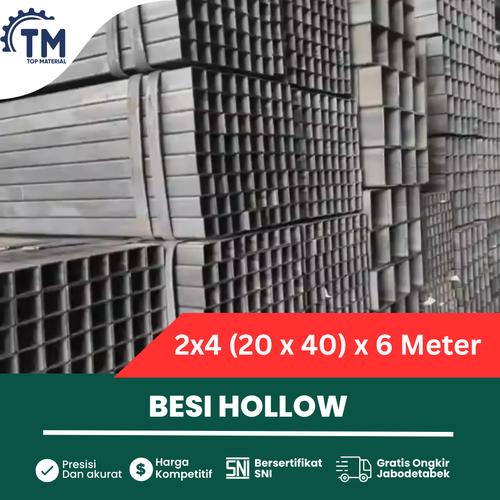 Jual Harga Besi hollow 2x4 cm ( 20 x 40mm ) Panjang 6 Meter - Kotak Dan ...