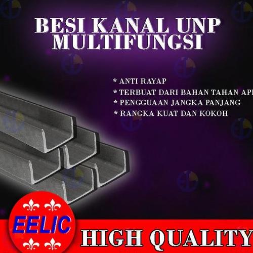 Jual EELIC BKU-50X38X3MM -90CM Besi Kanal UNP Besi Kanal Besi U Polos ...