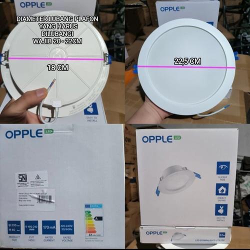 Jual OPPLE LED DOWNLIGHT RS US R200 22W 6500K PUTIH - Kota Tangerang ...