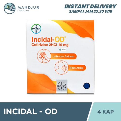Promo Incidal-OD 4 Kapsul - Obat Alergi Rhinitis Urtikaria - Jakarta ...