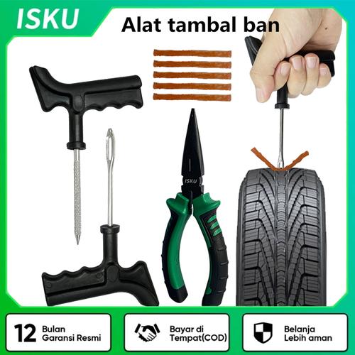 Promo ISKU Alat penambal Ban Tubles 7pcs Alat Tambal ban set - plastik ...