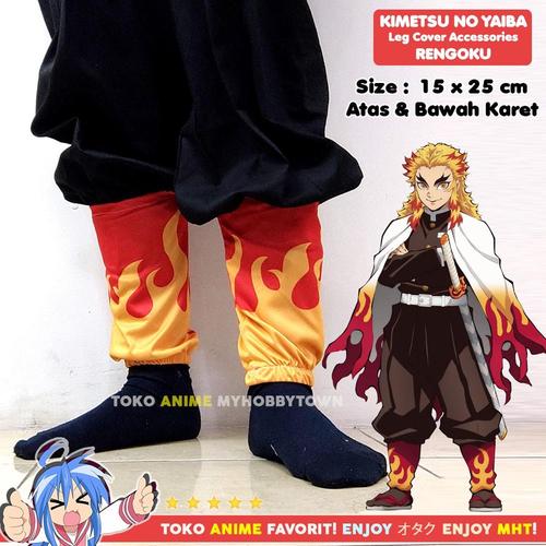 Jual Leg Cover Anime Kimetsu No Yaiba Demon Slayer Rengoku Kyojuro ...