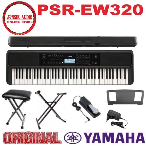 Jual Yamaha PSR EW320 Psr Ew-320 Psr ew 320 Keyboard Paket - PAKET A ...