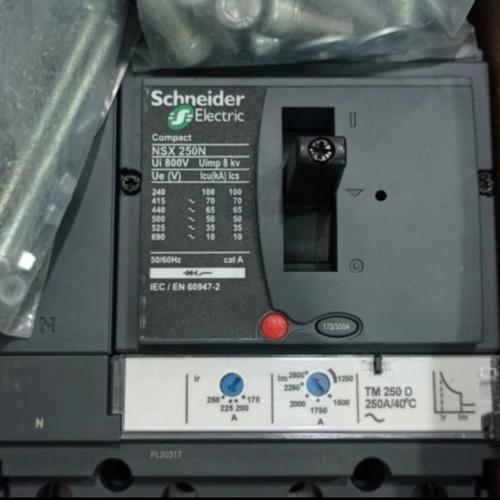 Jual MCCB CIRCUIT BREAKER NSX250H 4P 250A NSX250H 4P 250A TM250D ...