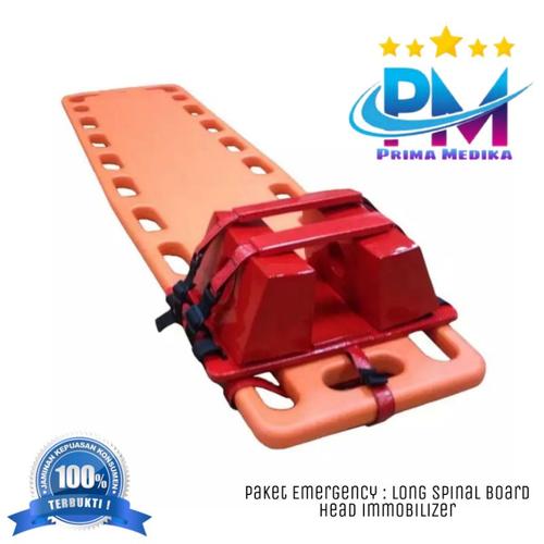 Jual Long Spinal Board & Head Immobilizer (Paket Emergency) - Kota Bekasi - PRIMA MEDIKAA ...