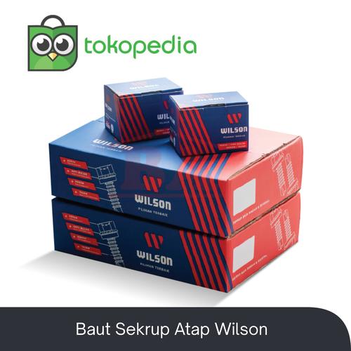 Jual Baut Sekrup Atap Wilson - Baut Atap - Sekrup Roofing - 12x40, Per ...