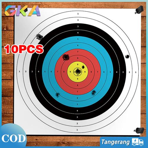 Jual Face Target Outdoor 10pcs Target Panah Flexi Kertas Sasaran ...