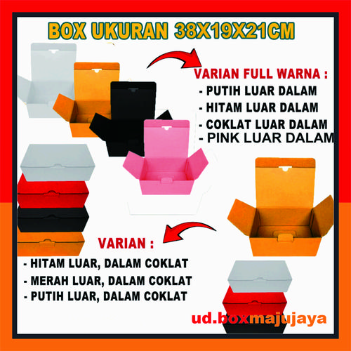Jual Box Hampers 38x19x21 Cm / Kemasan/ Polos/ Custom - Putih - Kab ...
