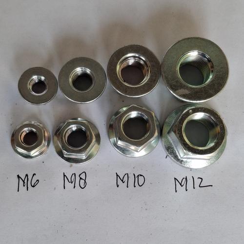 Jual Mur Flange Original Putih M6 M8 M10 M12 Kunci 10 12 14 16 Galvanis ...