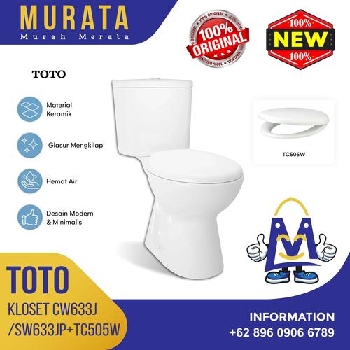 Jual Toto - Closet / Kloset / Toilet Duduk Cw633J Sw633Jp / Cw 633 J Sw ...