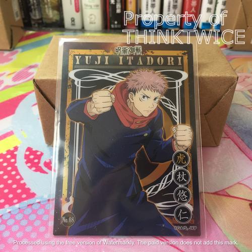 Jual Jujutsu Kaisen Itadori Yuji Card Collection - Kota Bandung ...