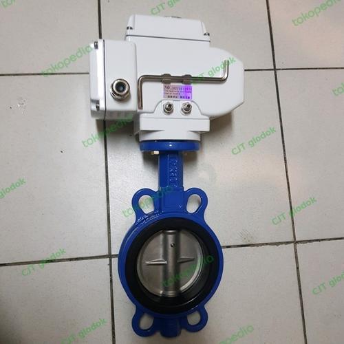 Promo Butterfly motorized valve 2" inch /actuator electric modulating 4 ...
