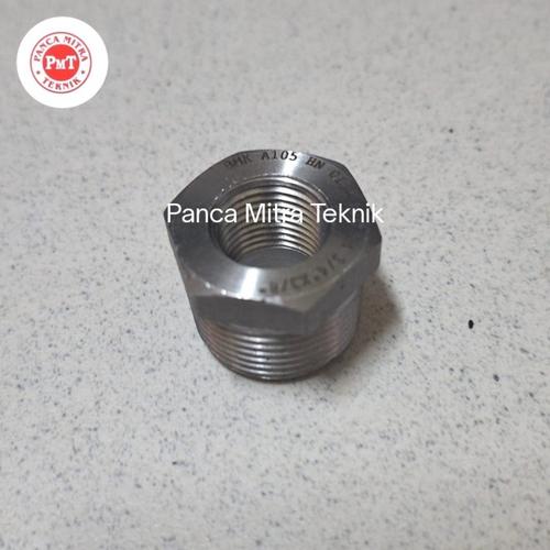 Jual 1-1/2" x 1" inch Vlok Ring / Bushing Besi A105 Class 3000 Drat NPT ...
