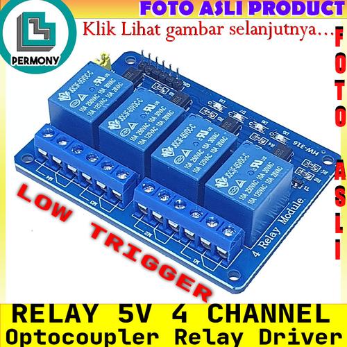 Jual Relay 1Ch 2Ch 4Ch 6Ch 8Ch 16Ch Module 1 2 4 6 8 16 channel ...