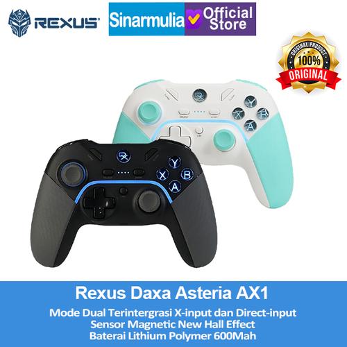 Promo Rexus Daxa Asteria AX1 Wireless Gamepad Joystick - Black Grey ...