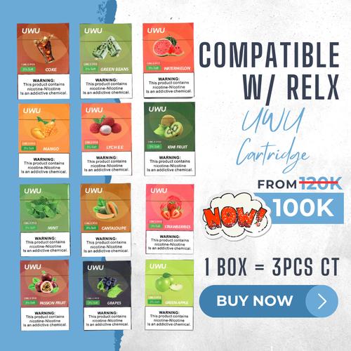 Promo RELX UWU Cartridge Compatible For RELX INFINITY RELX Essential 1 ...