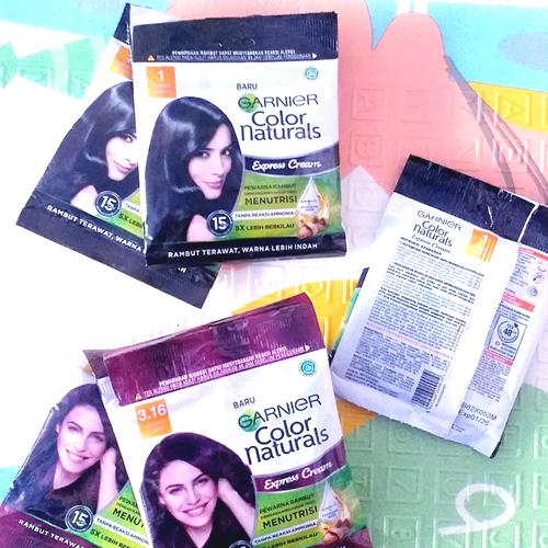 Jual GARNIER COLOR NATURALS Express Cream ( MERAH BERRY & COKLAT ...