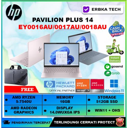 Jual Hp Pavilion Plus 14 Ryzen 5 7540U 16GB 512GB Windows11 + Ohs 14 ...