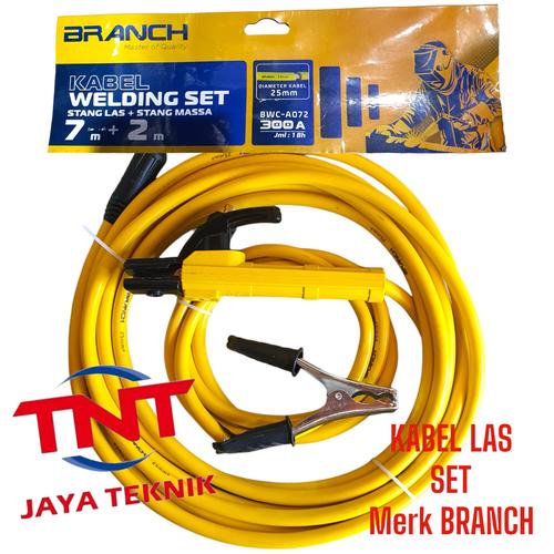 Jual KABEL LAS SET / STANG LAS SET / STANG LAS MASSA SET MERK BRANCH ...