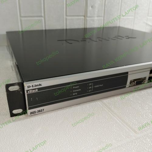Jual D-LINK DGS-3627 xStack L3 Stackable Managed Switch Optional 10G Uplink - Jakarta Timur ...