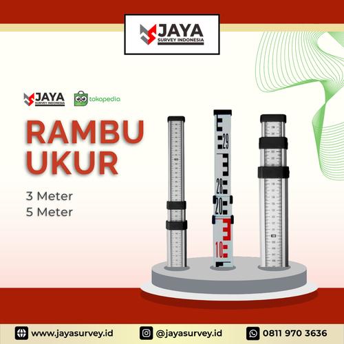 Jual Rambu Ukur / Leveling Staff / Rambu Leveling / Bak Ukur / Mistar ...