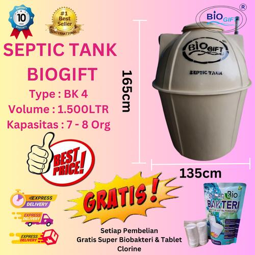 Jual septic tank biogift kapasitas 1800 liter, septic tank biotech kapasitas 1800 liter, septic ...
