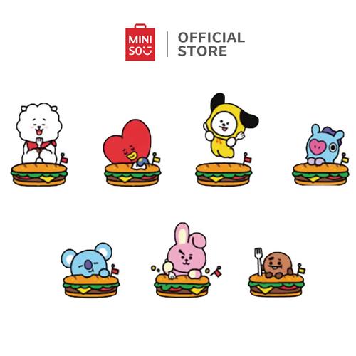 Promo Miniso x BT21 Kotak Buta Burger Party Series Surprise Box BT21 ...
