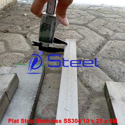 Jual Plat Strip Stainless SS304 10mm X 6M | Flat Bar 304 - 10mm x 25mm ...
