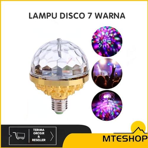 Jual Mte Lampu Disco Putar 7 Warna / Bohlam Lampu Disco Magic Ball Rgb - 3 WARMA - Kota ...