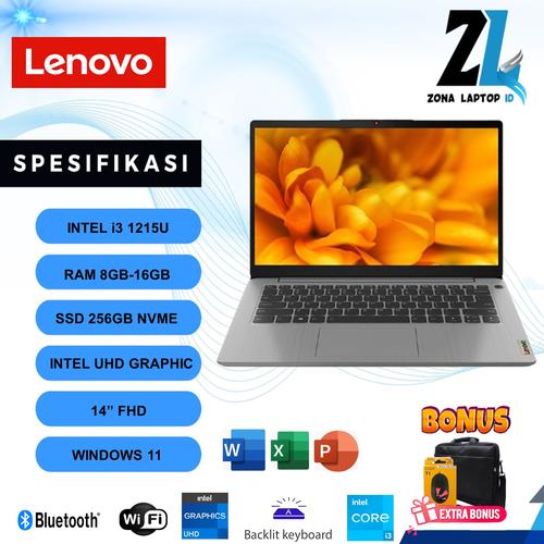 Jual Laptop Lenovo Ideapad Slim 3i 14 Intel i3 1215U 16gb 512gb ssd ...