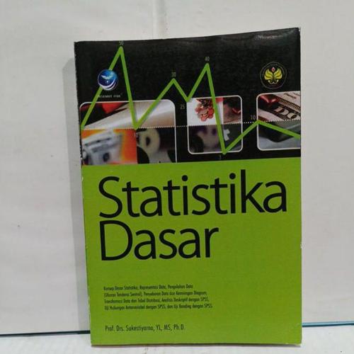 Jual NEW Buku Statistik dasar konsep dasar statistik representasi data ...