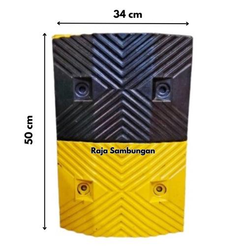 Jual Polisi Tidur Karet 34 x 50 cm Kuning Rubber Speed Bump Markah ...