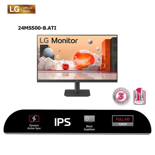 Jual Monitor LG 24MS500-B 24'' FHD monitor with AMD FreeSync 100Hz ...