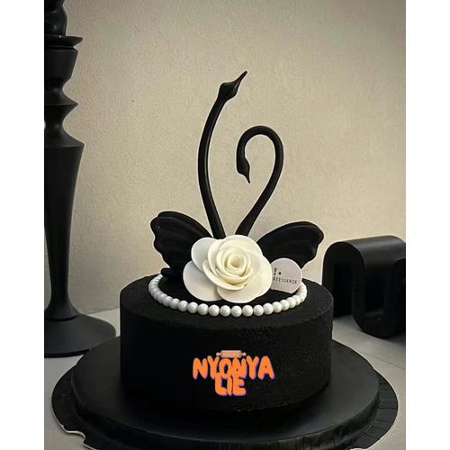 Jual CCA87 Cake Topper Silikon Swan Couple Flamingo Sepasang Burung ...